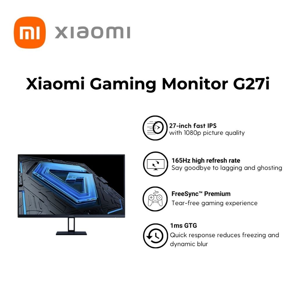 XIAOMI MONITOR G27i (Gaming) | Shopee Philippines