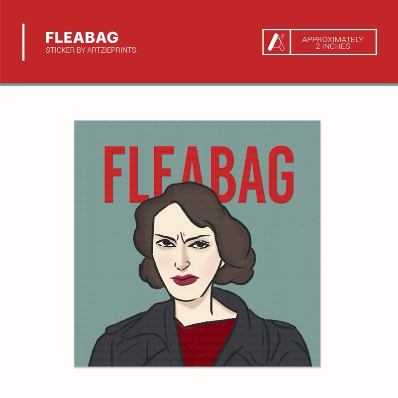 Fleabag Sticker | Matte Laminated Waterproof | For : Laptop | Journal ...