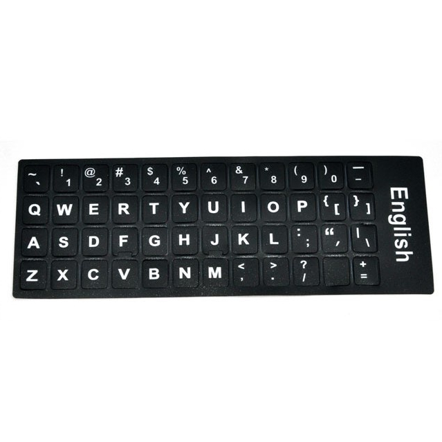 Universal English Keyboard Stickers, Computer/Laptop Keyboard Stickers ...