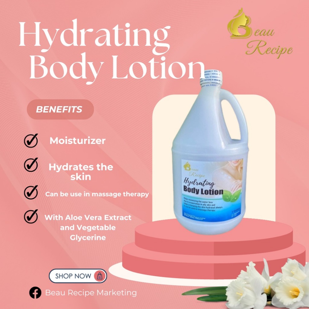 Hydrating Body Lotion Gallon | Shopee Philippines