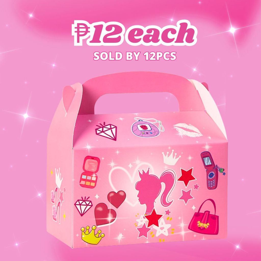 FP2075 (12PCS) Barbie Pretty Girl Loot Box Loot Bag Souvenir Giveaway ...
