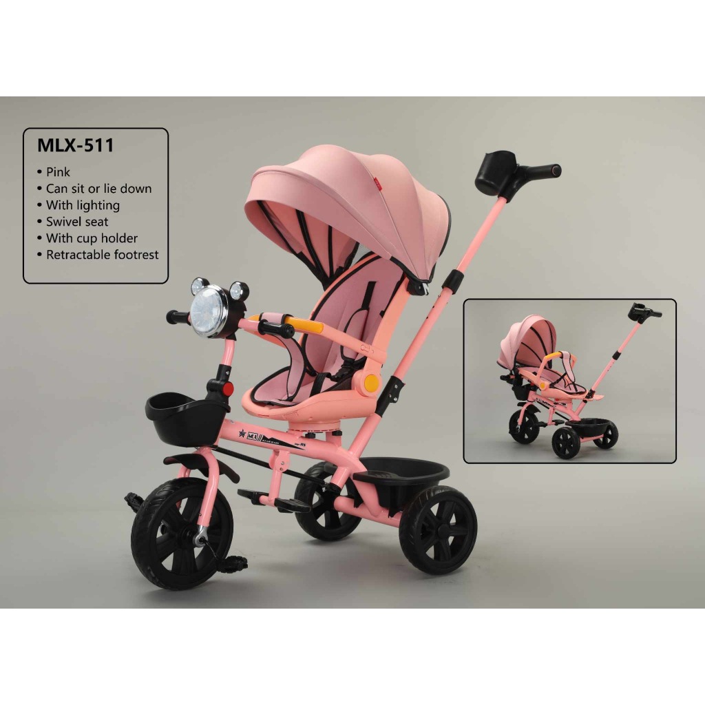 4in1 kids bike baby tricycle with music & lights Baby Stroller kids ...