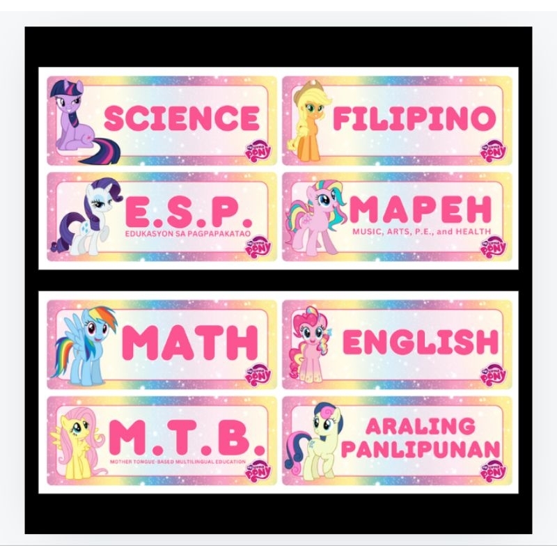 SUBJECT STICKER LABEL | Shopee Philippines