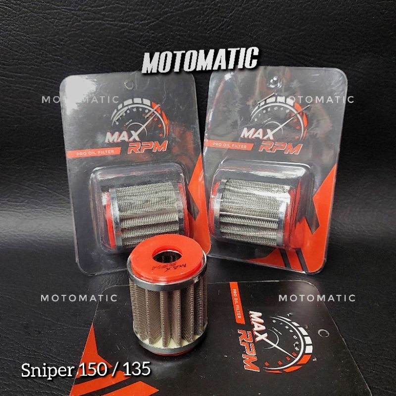 SNIPER 150 / SNIPER 155 / SNIPER 135 | Washable Oil Filter MAX RPM ...