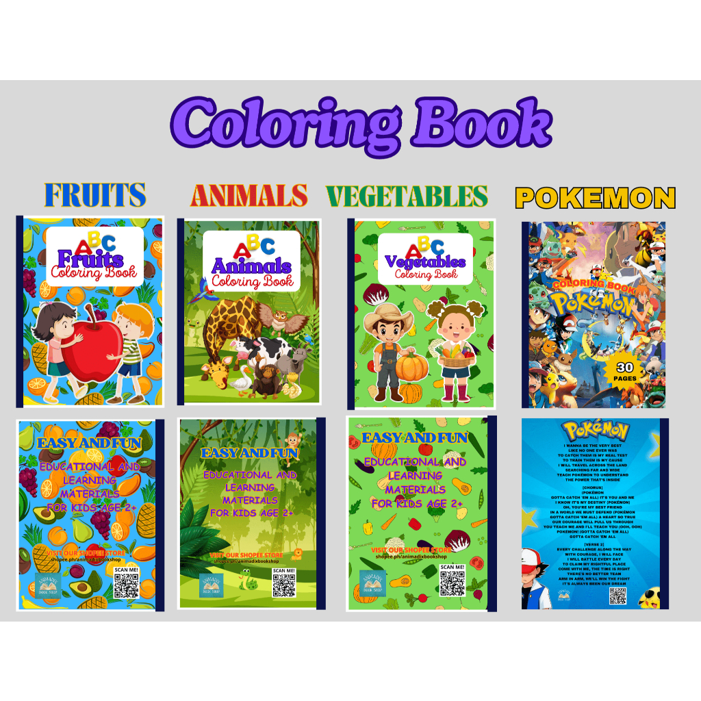 Coloring Book for kids BIG size | Shopee Philippines