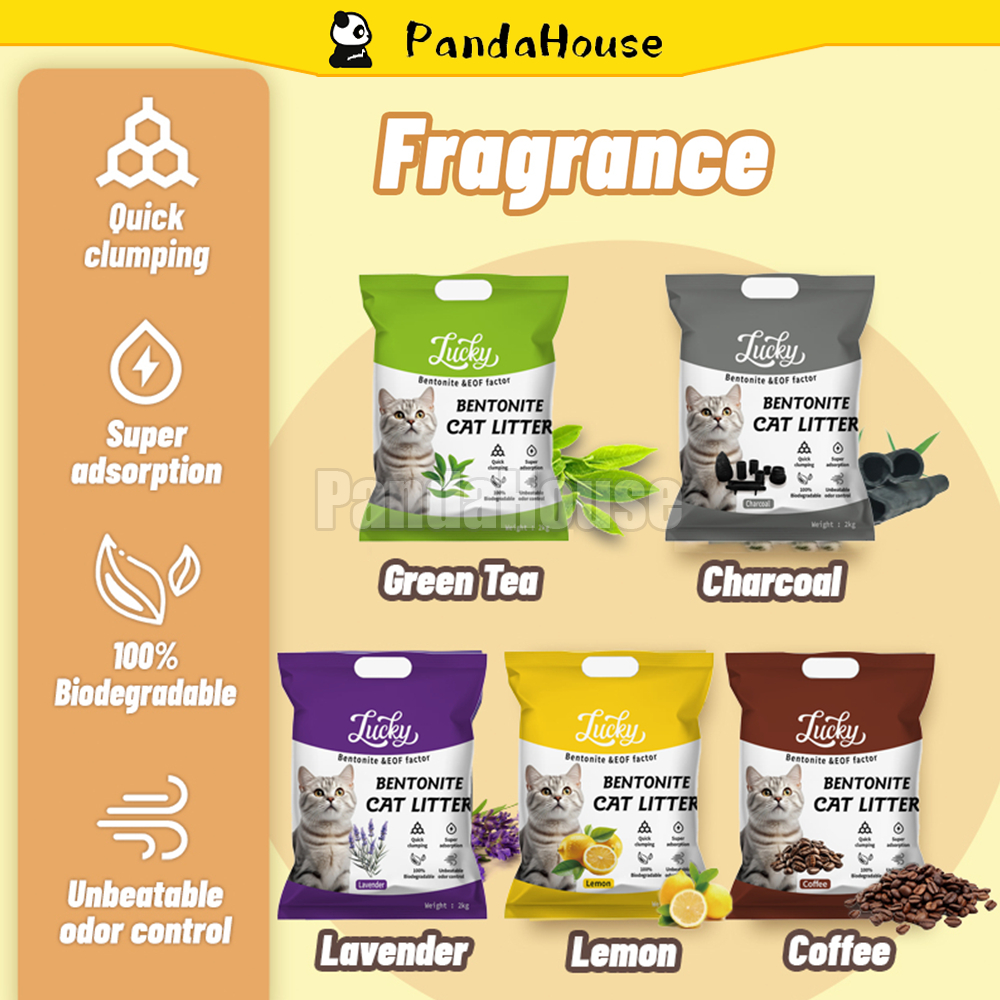 2kg Bentonite Cat Litter Food Grade Odour Control clumping Highly ...