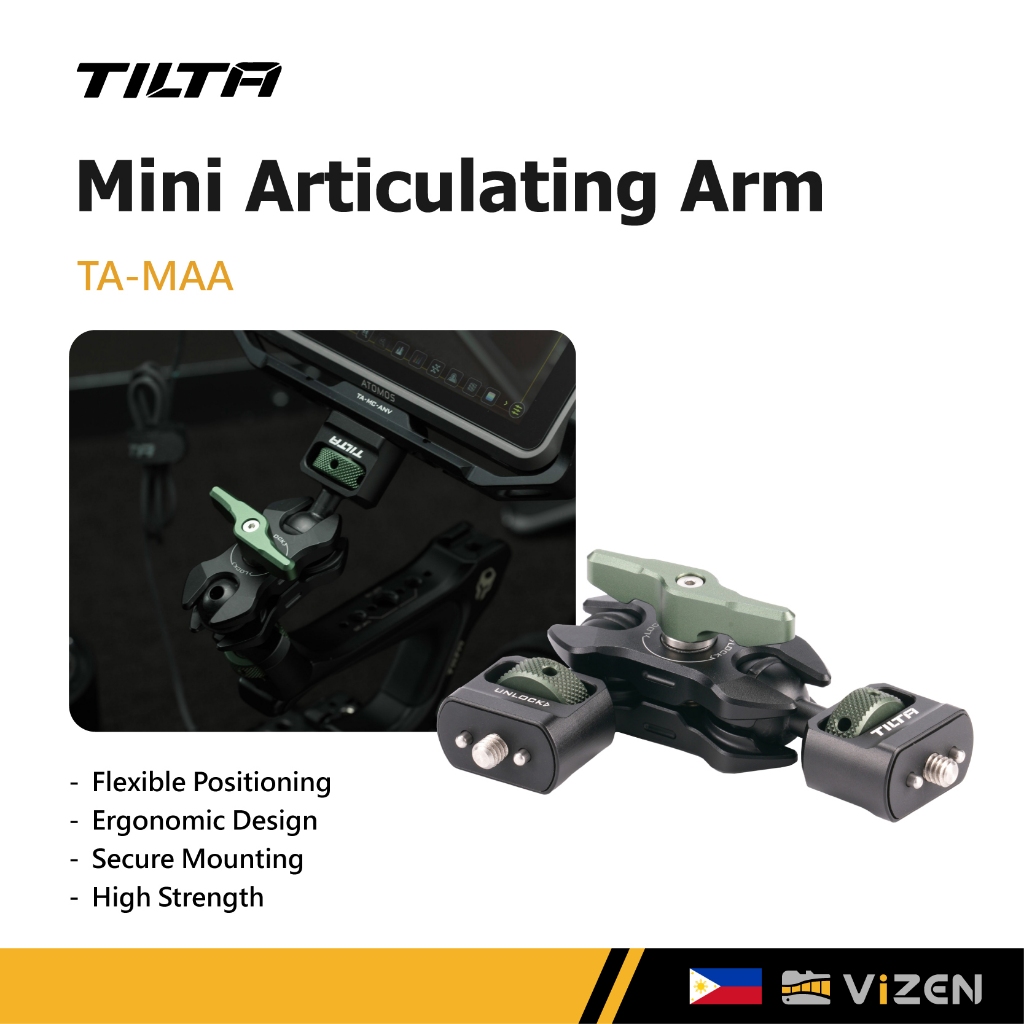 Tilta Mini Articulating arm MONITOR arm Ballhead arm Bracket Universal ...
