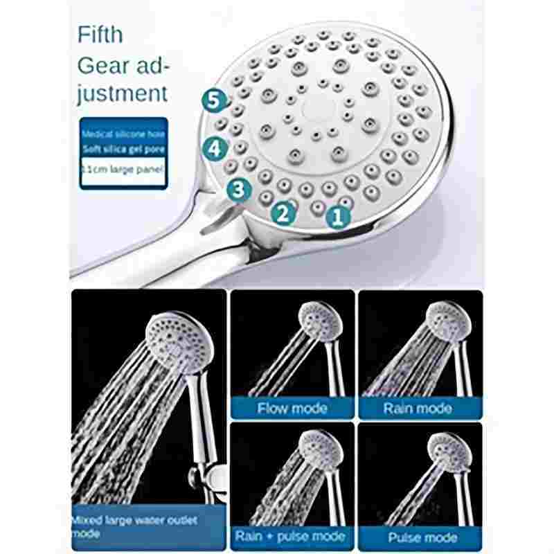 High Quality Pressurized Telephone Shower Head Set Stainless Steel&ABS ...