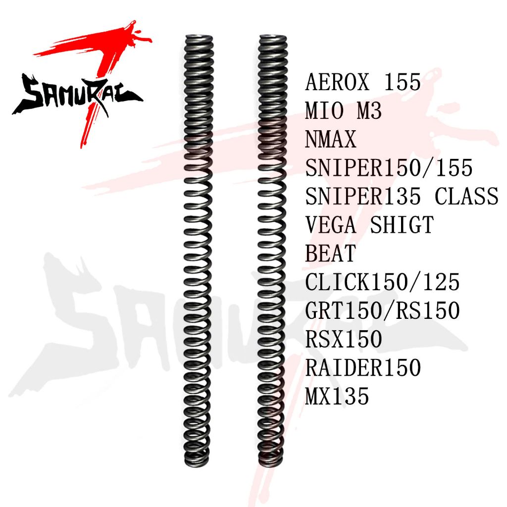RACING moto FRONT SHOCK SPRING (2PCS) FOR sniper150 aerorx namx ...