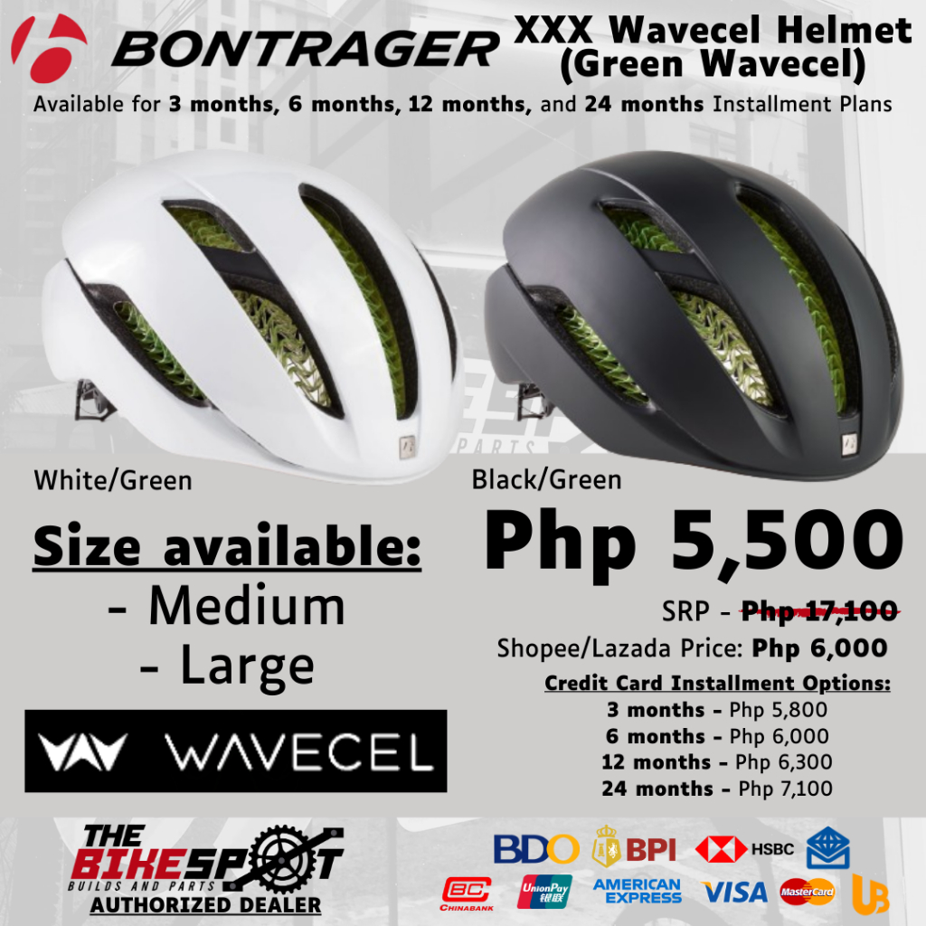 Bontrager XXX Wavecel Helmet (Green Wavecel) | Shopee Philippines