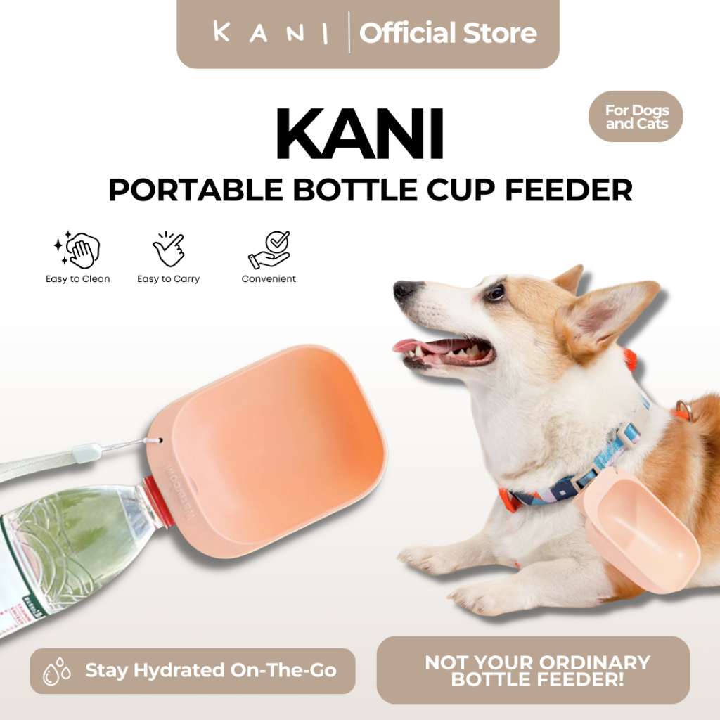 KANI Pet Portable Water Bottle Cup Travel Friendly Portable Water Bottle Cup | Shopee Philippines