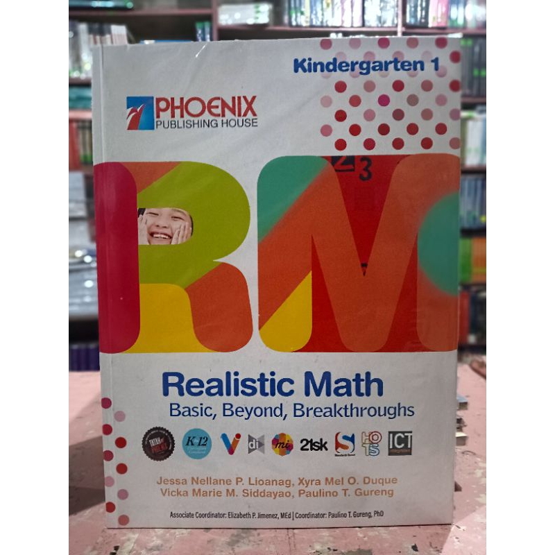 Realistic Math for Kinder 1 by Phoenix | Shopee Philippines