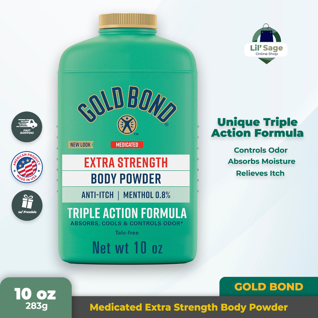 Gold Bond Medicated Body Powder Extra Strength - 10 oz | Shopee Philippines