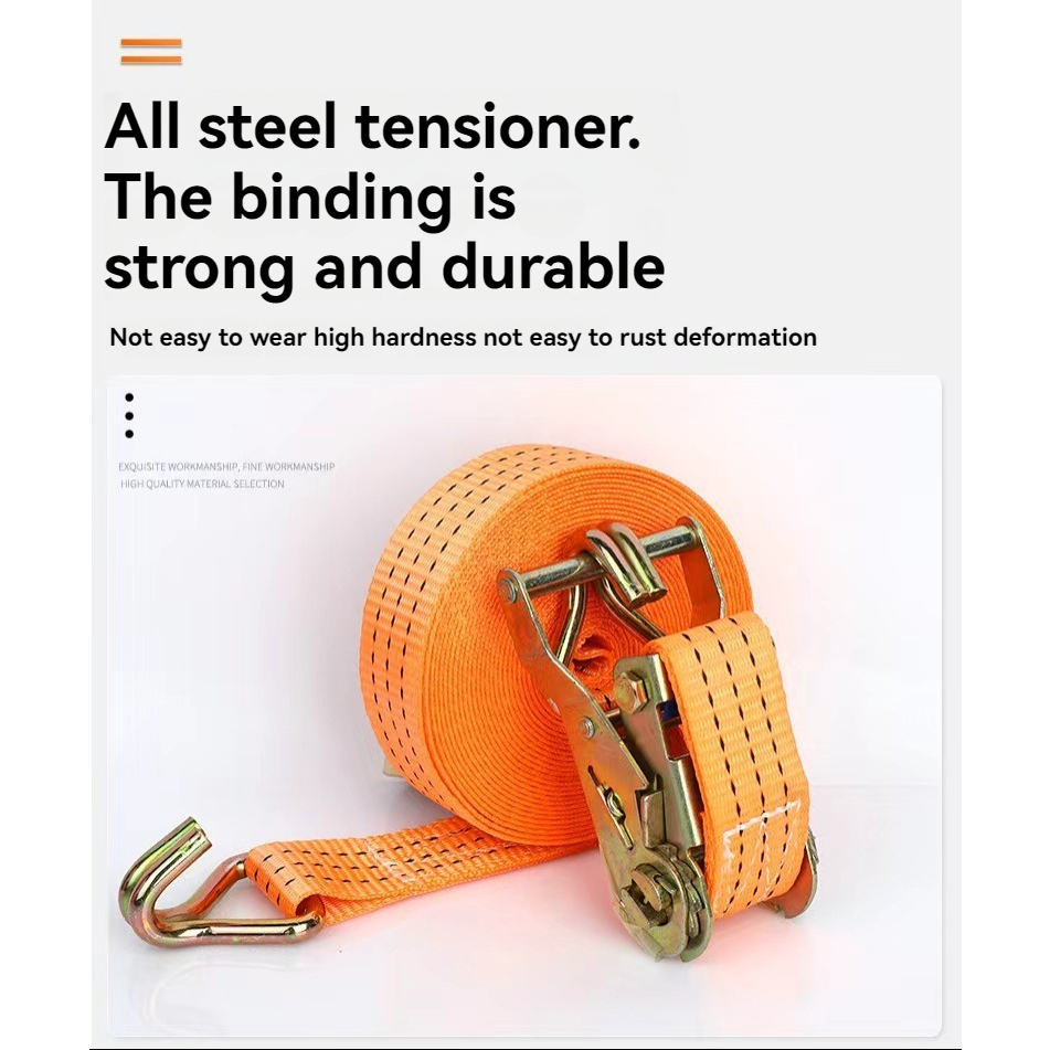 Truck tightener Cargo lashing rope self-tightening strap Self-locking ...
