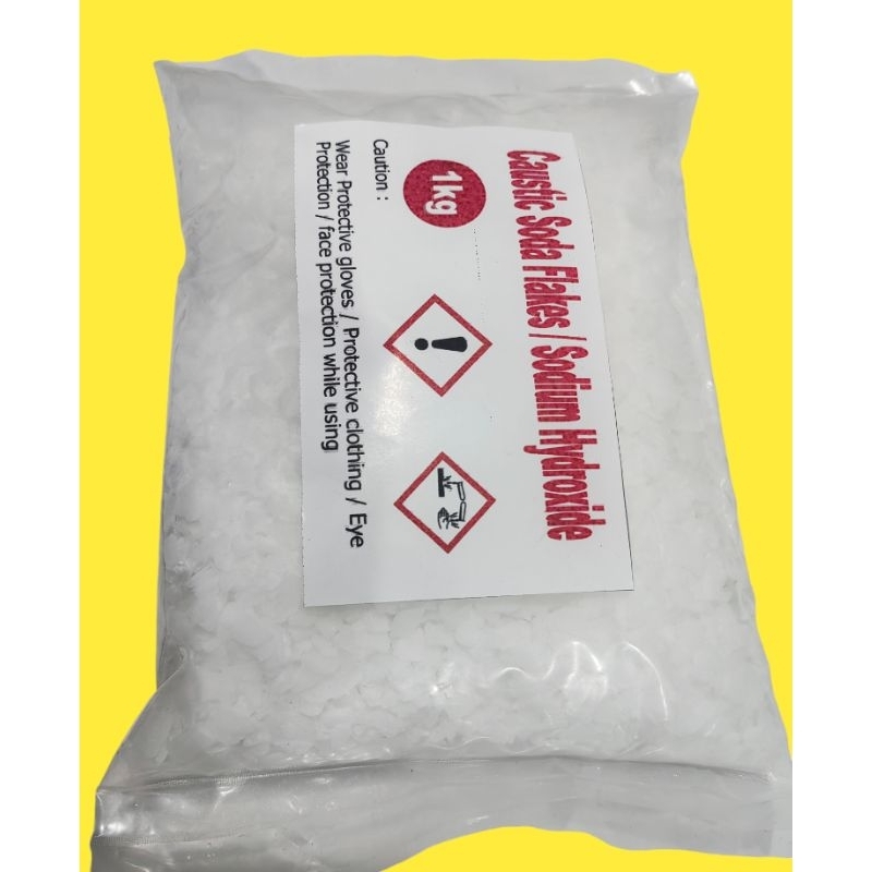 Caustic Soda Flakes/Lye/Sosa 1kg | Shopee Philippines