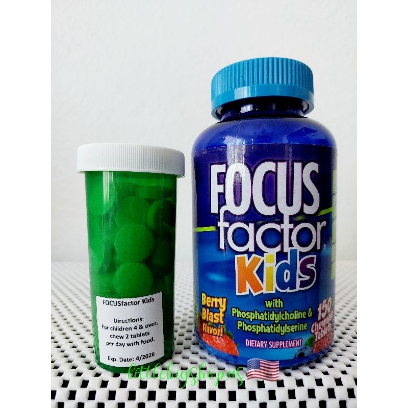 FOCUS Factor Kids 50 Chewable Tablets | Shopee Philippines