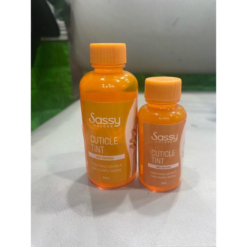 sassy colors CUTICLE TINT/merthiolate for nails 30/60ml | Shopee ...