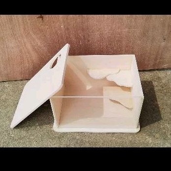 Mbrio Hamster Observation Digging Box – Sand Bath & Foraging Box for ...