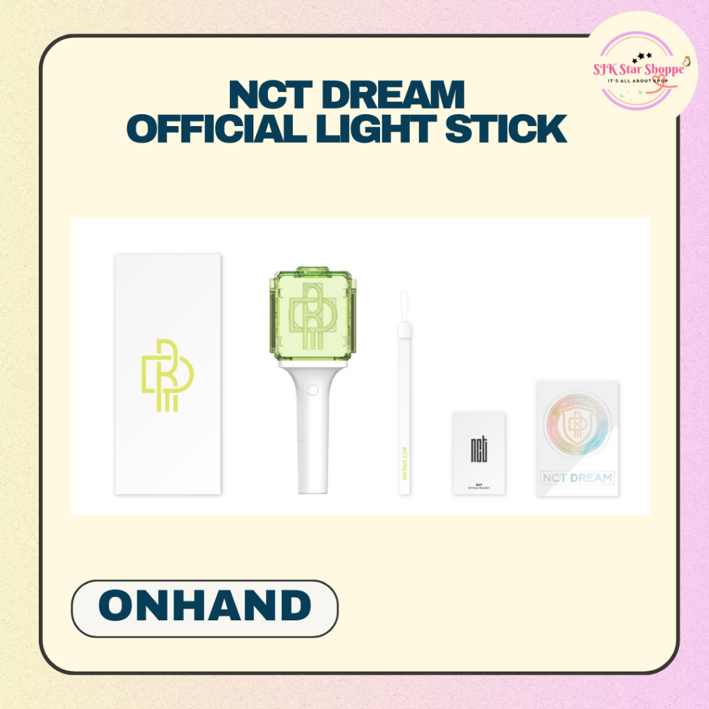 [ONHAND & OFFICIAL] NCT DREAM OFFICIAL LIGHT STICK | Shopee Philippines