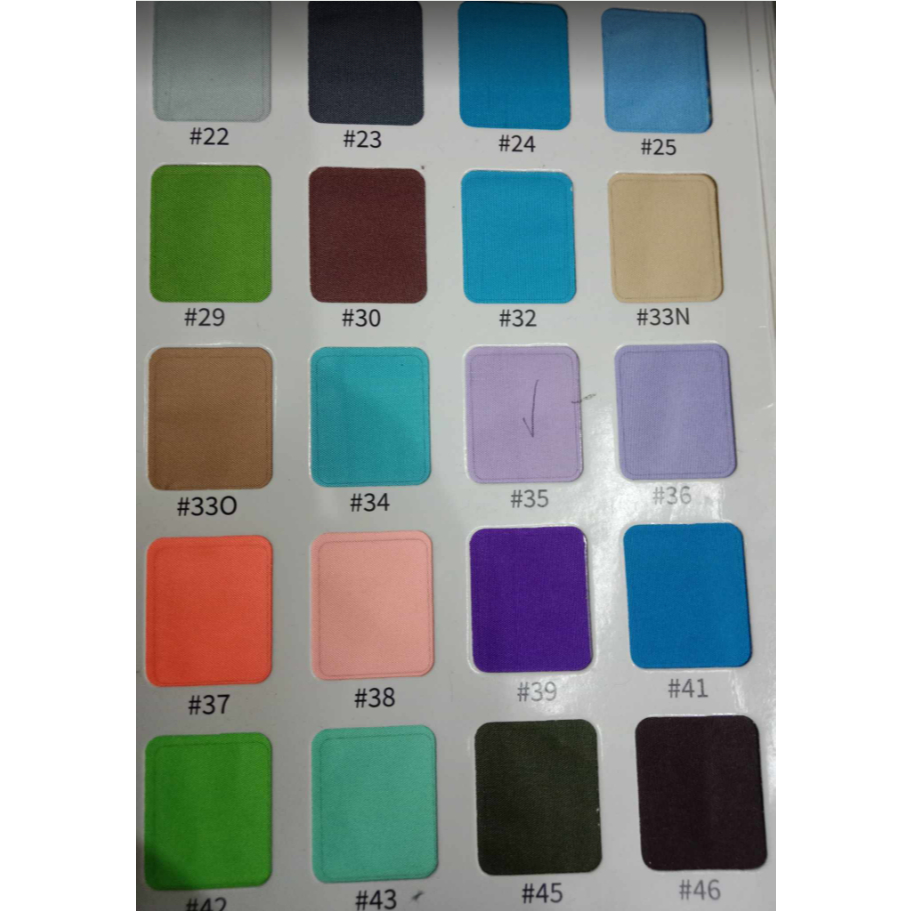 PONGEE ASSORTED COLOR 60"WIDTH TELA/FABRIC ONLY (PER ROLL) | Shopee ...