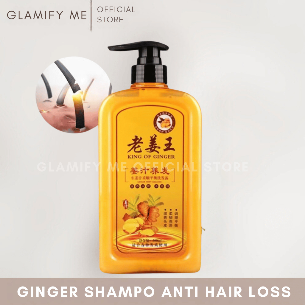 Original Ginger Shampoo - Anti Dandruff Shampoo for Hair Treatment and ...