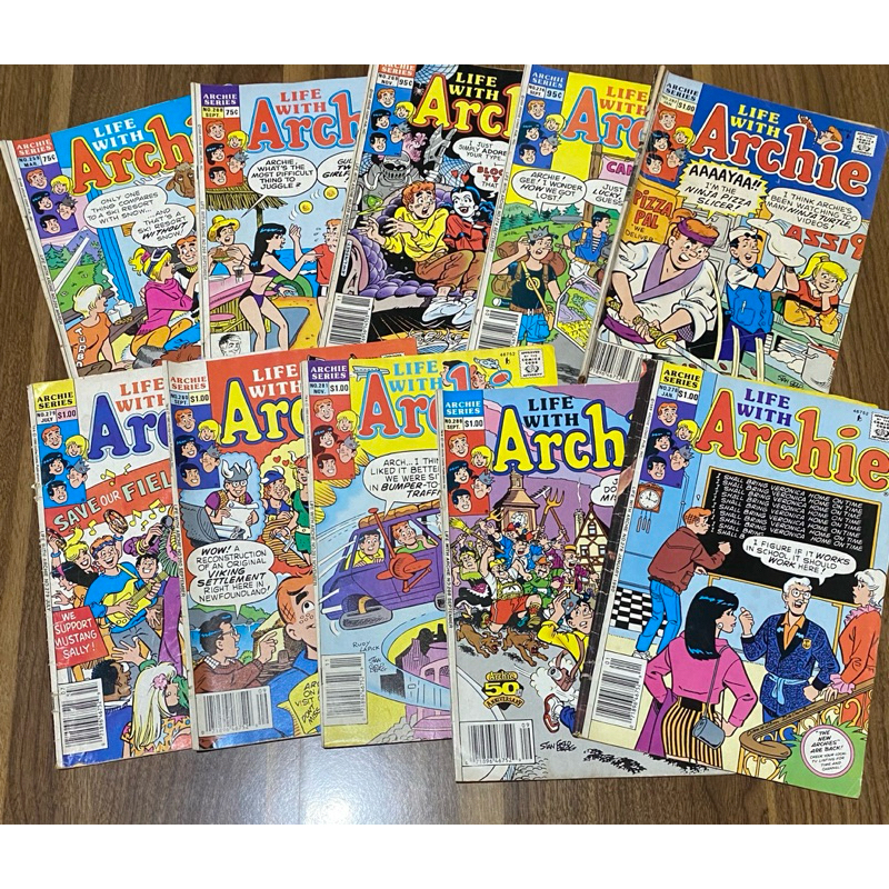 Bundle of 10 Archie Series Comics Life with Archie | Shopee Philippines
