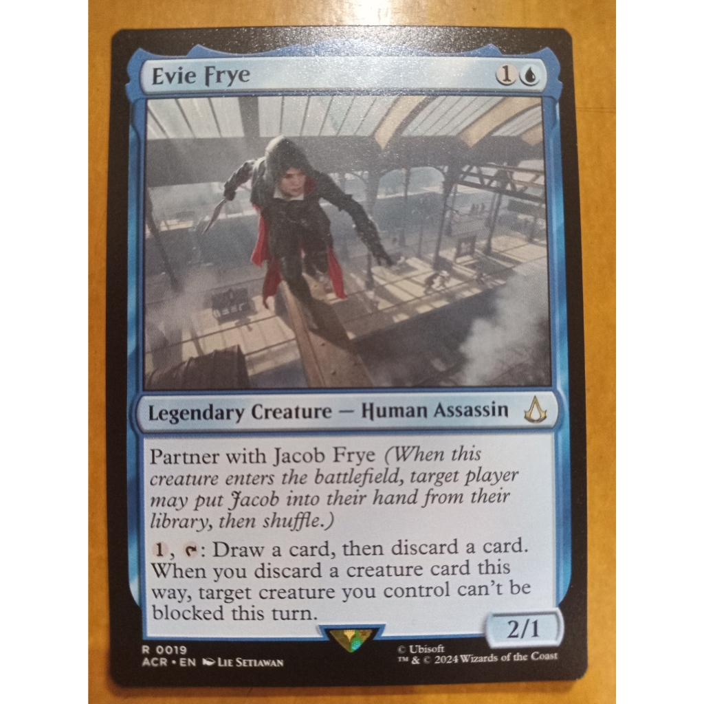 MTG Evie Frye Rare ACR Universes Beyond: Assassin's Creed Magic the Gathering | Shopee Philippines