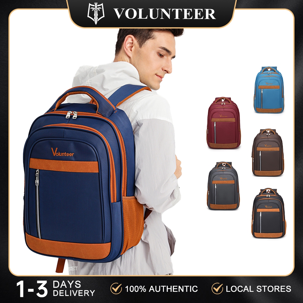 VOLUNTEER BAG Laptop Bag Business Bag Large Anti-theft Backpack For Men ...