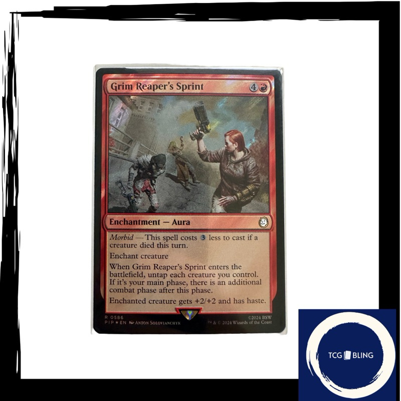 Grim Reaper’s Sprint MTG - Universes Beyond: Fallout (SURGE FOIL ...