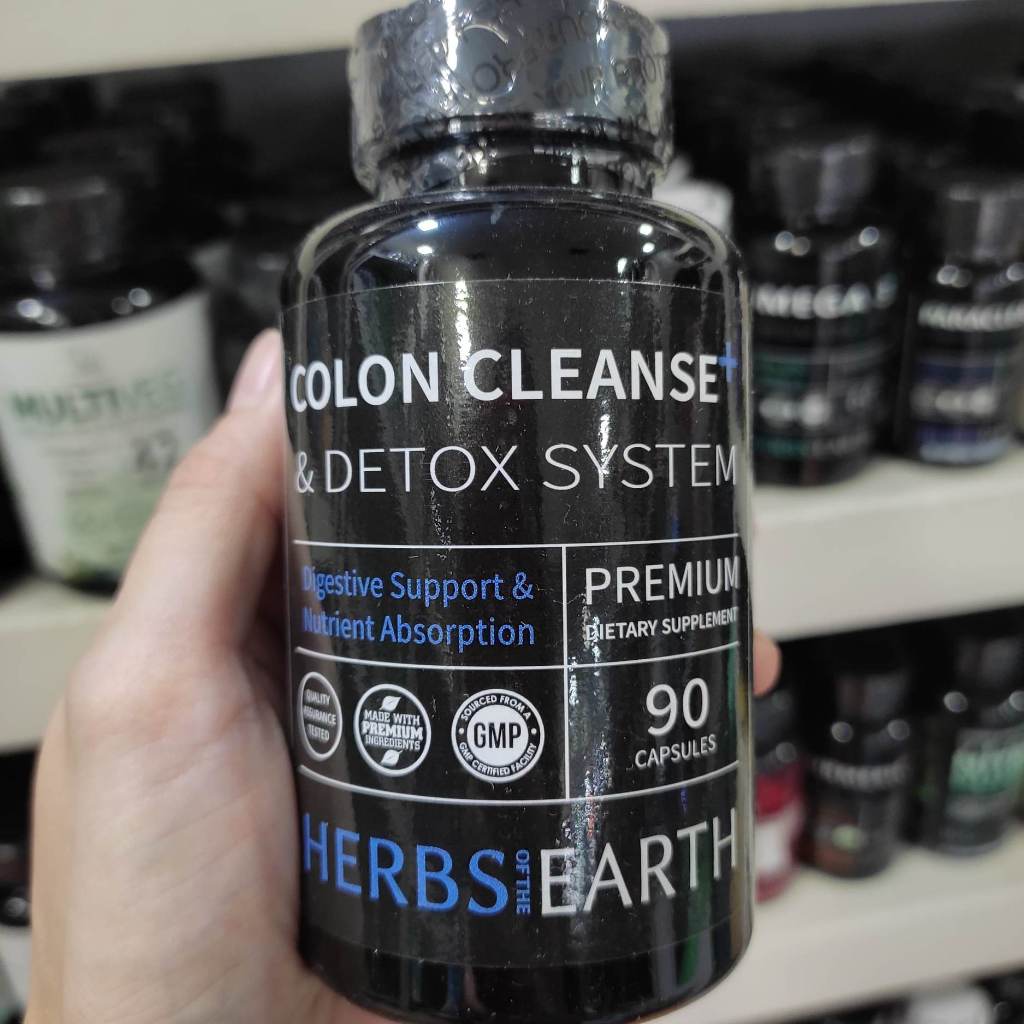 Colon Cleanse+ & Detox System Herbs of the Earth 90 Capsules Exp ...