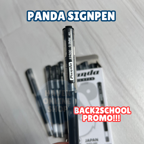 1 pc Panda Signpen 0.5MM thick Gel Pen Ink Ballpen School and Office ...