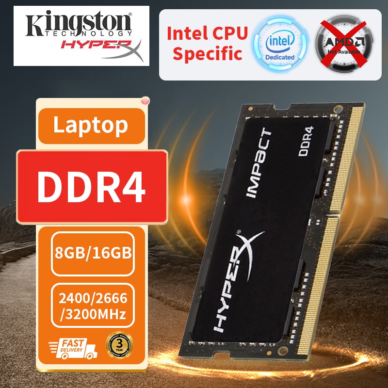 【Local】Notebook DDR4 RAM intel Dedicated Kingston Hyperx Laptop memory ...