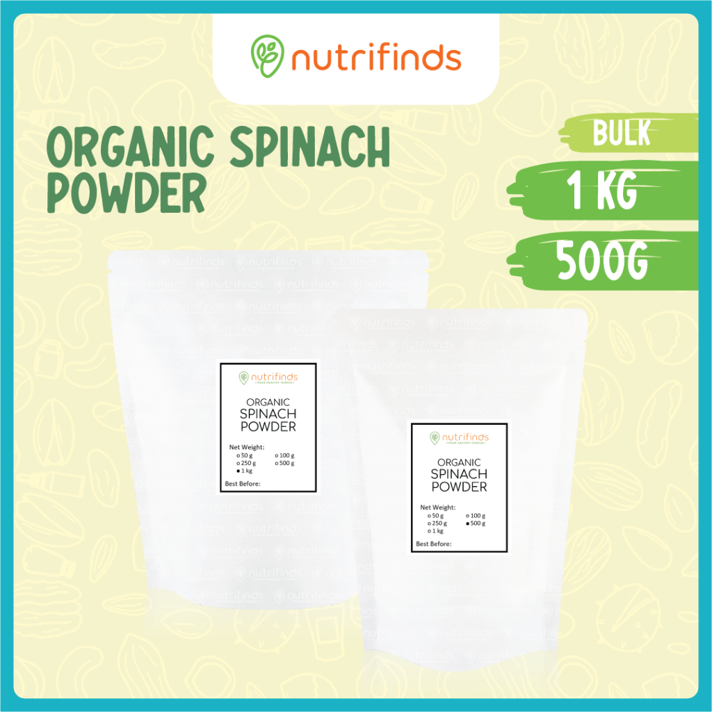 Nutrifinds® Organic Spinach Powder - BULK | Shopee Philippines