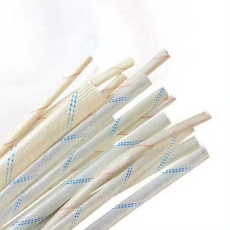 PER METER Electrical High Temperature Braided Soft Fiberglass Sleeving ...