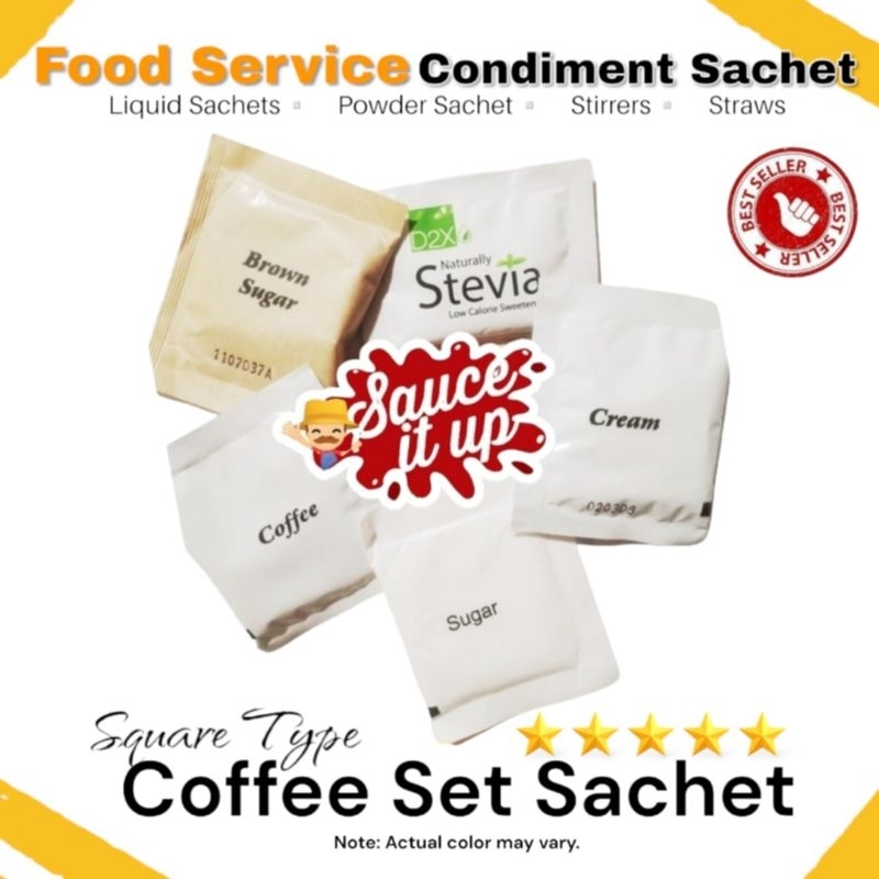 Coffee, Creamer and Sugar Sachet 100pcs per pack | Shopee Philippines
