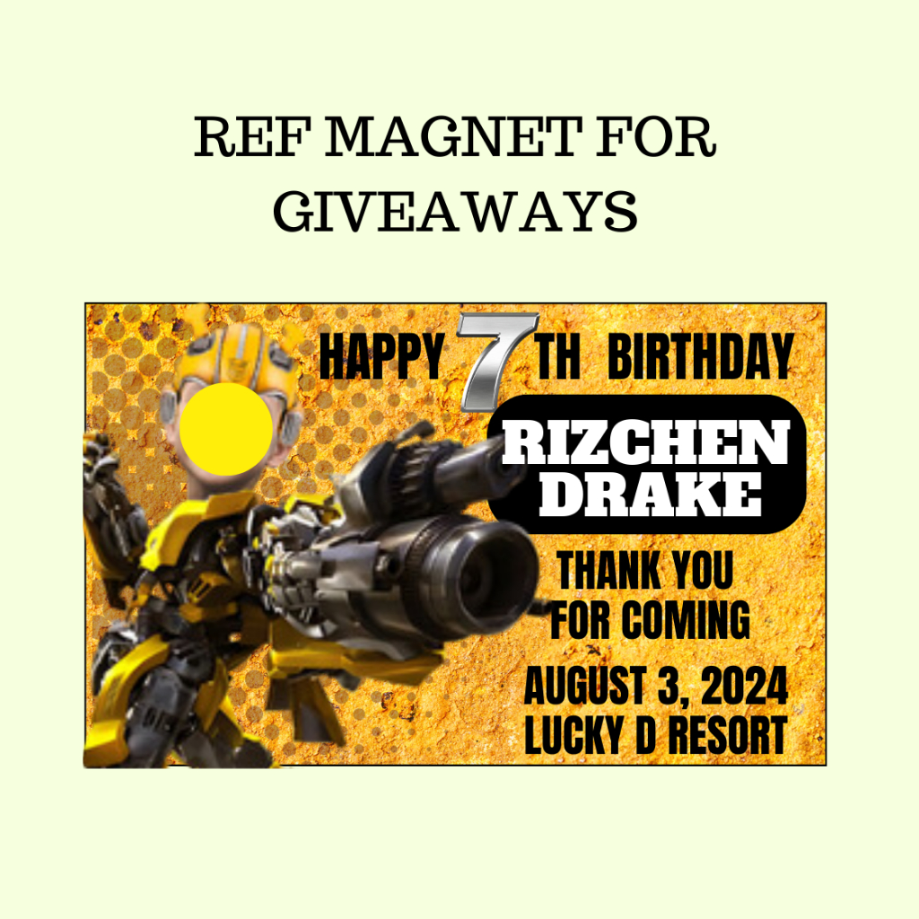 Customized Ref Magnet for Giveaways | Shopee Philippines