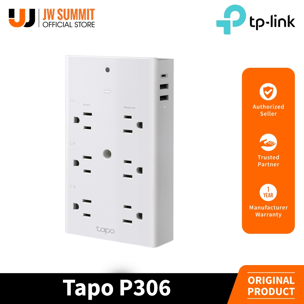 TP-Link Tapo P306 Smart Wi-Fi Outlet Extender | Shopee Philippines
