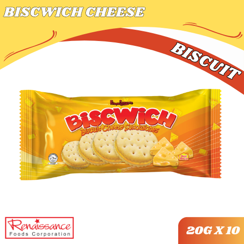 Biscwich Cheese 20g x 10 | Shopee Philippines