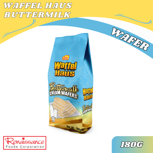 Waffel Haus Buttermilk Cream Wafers 180g x 1pc | Shopee Philippines