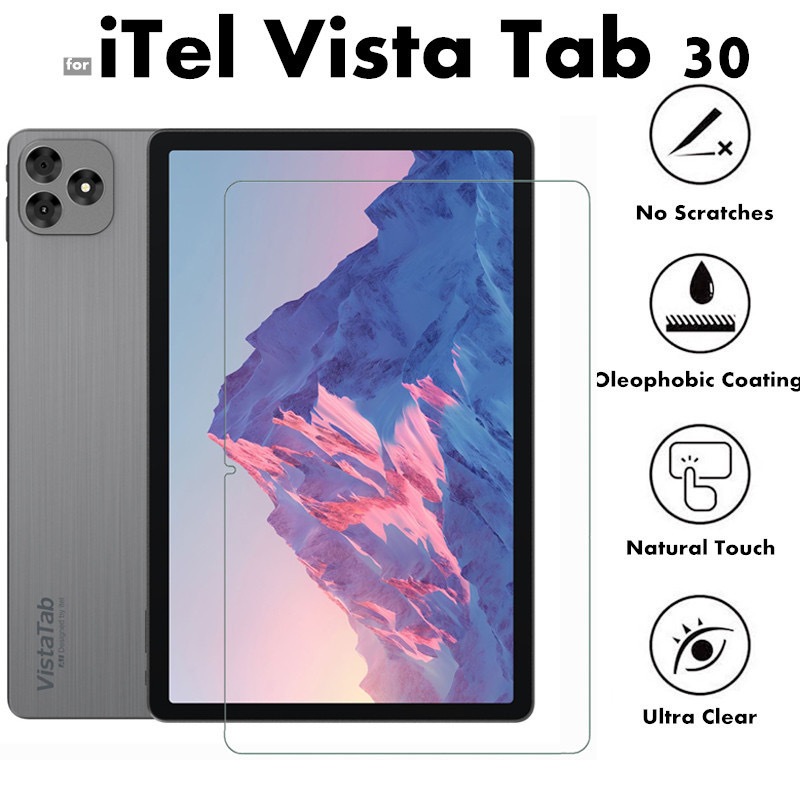 Tempered Glass Film for ITEL Vista Tab 30 11.0 (2024) ITEL Pad 1 10.1(2023) 9H Screen Prtector ...