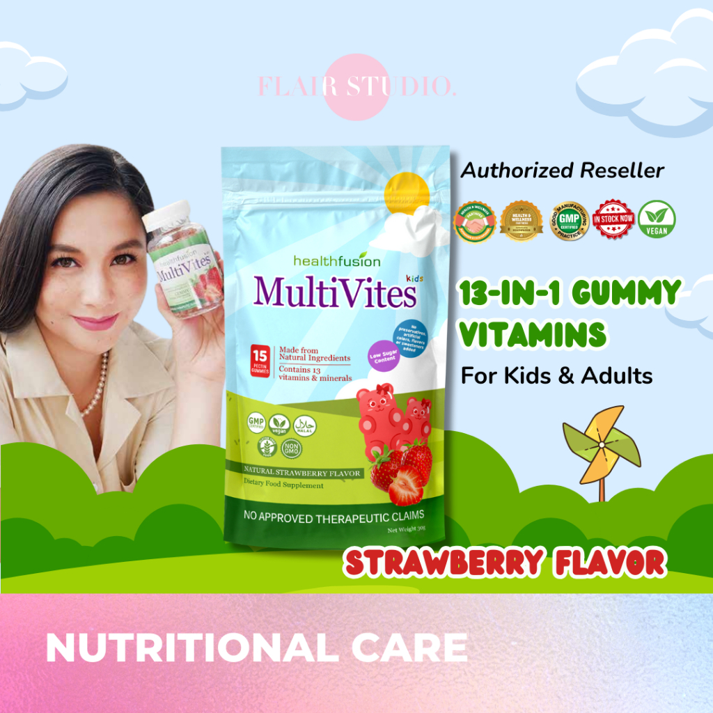 HealthFusion MultiVites Complete Multivitamins 15 pcs Pouch for Kids ...