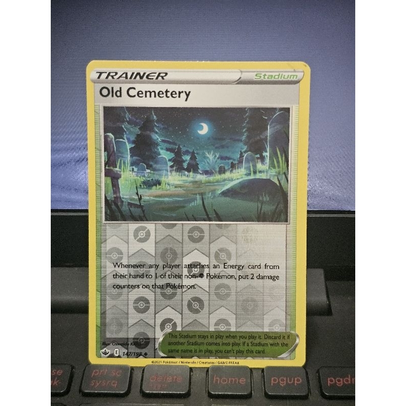 Old Cemetery - 147/198 - Uncommon Reverse Holo Sword & Shield: Chilling ...