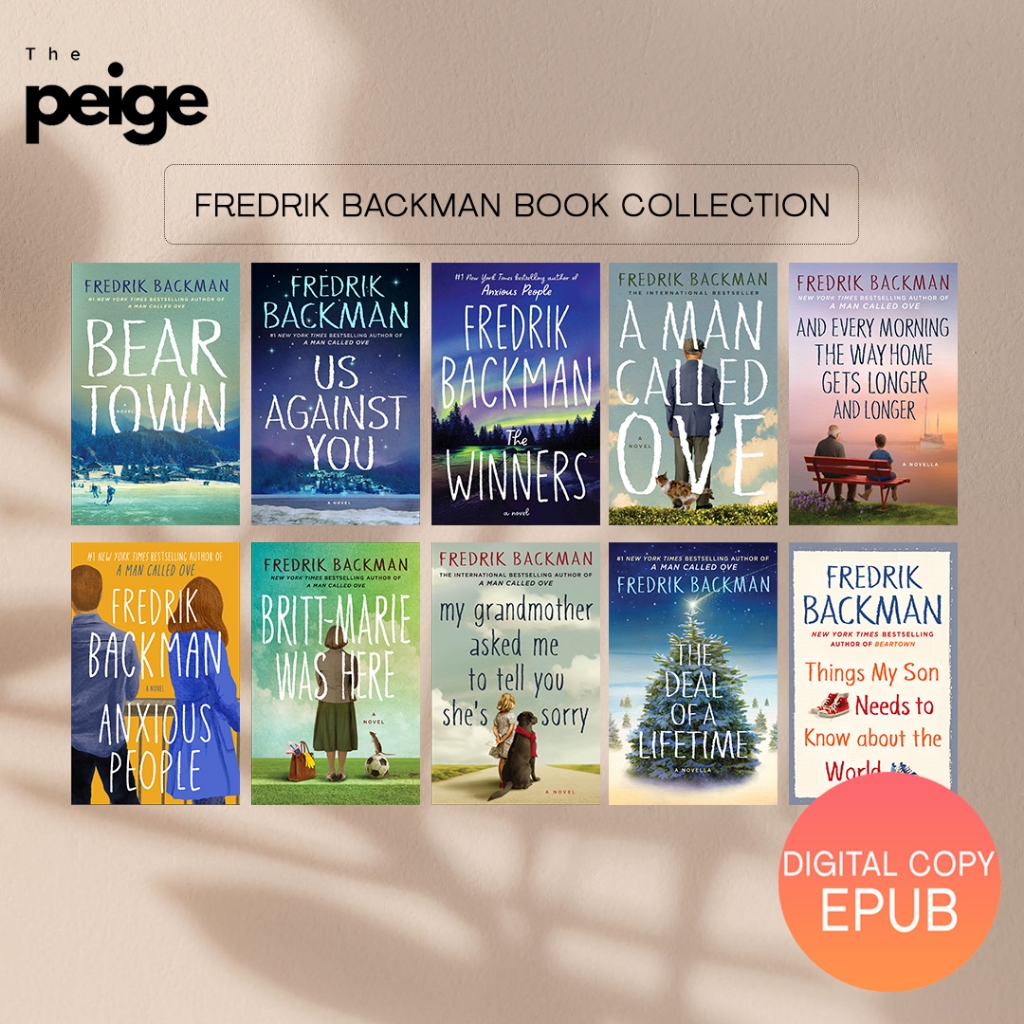 Take All Fredrik Backman Book Collection - Beartown, A Man Called Ove ...