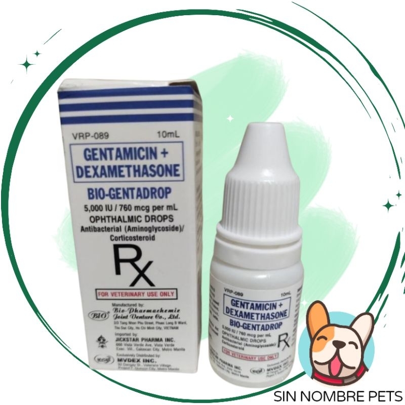 BIO-GENTADROP Eye Drops Dogs 10 ml SNP | Shopee Philippines
