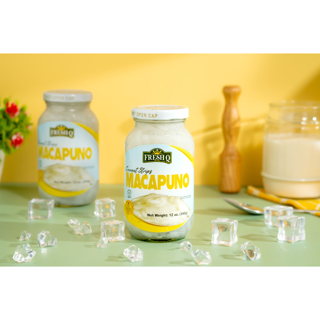 Fresh Q Sweet Preserve Macapuno (Coconut Strips) 12 oz | Shopee Philippines