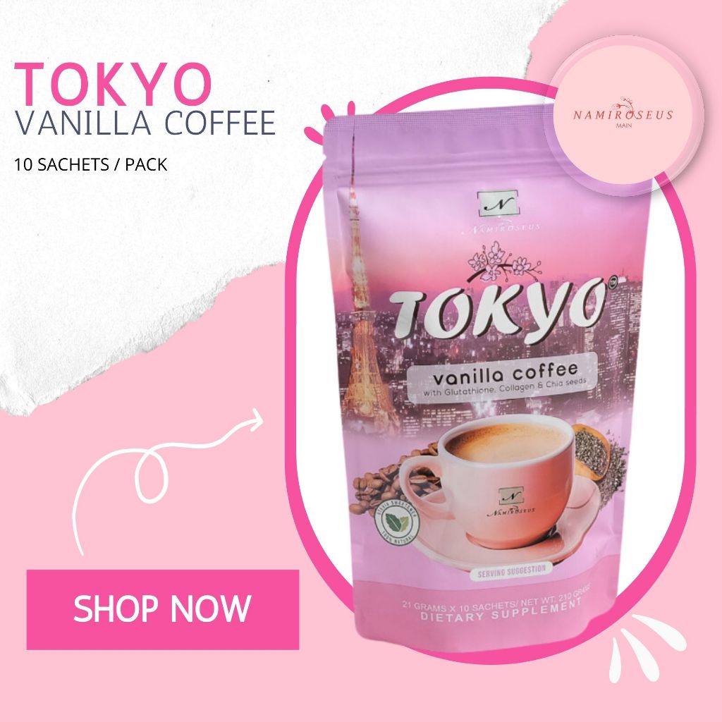 Namiroseus TOKYO Vanilla Coffee | with Glutathione Collagen and Chia ...