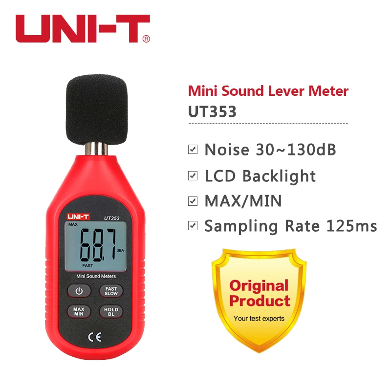 UNI-T UT353 Digital Sound Level Meter UT353BT Noise Meter 30-130dB ...