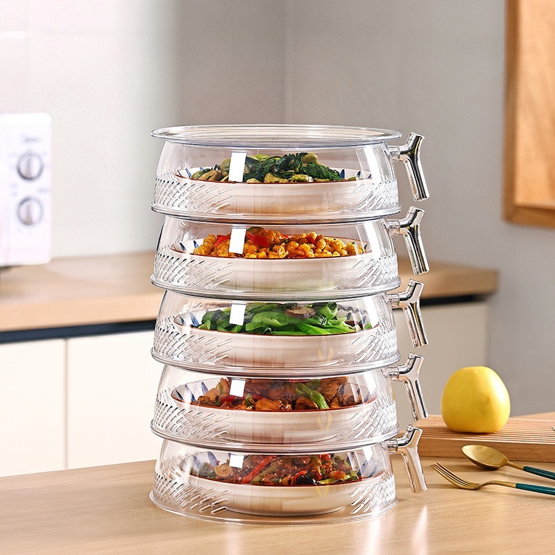 5 Layers Food Cover Multi-layer Food Keeper Food Storage Organizer ...