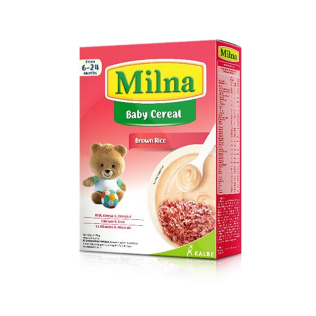 Milna Baby Cereal 120g available in Brown Rice or Chicken Soup Flavor ...