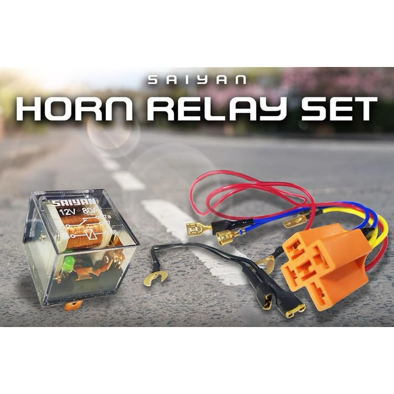 Horn Relay Mini Driving Light Relay Transparent Socket and Harness 5pin ...